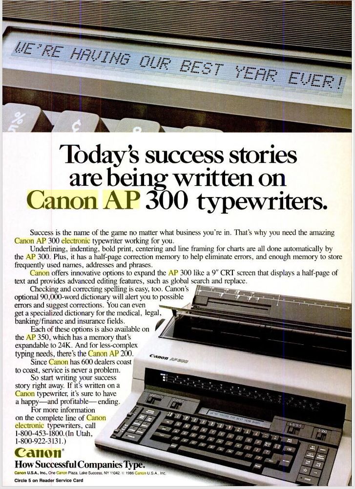 Canon AP-300 Instruction Guide – E.T.ZONE